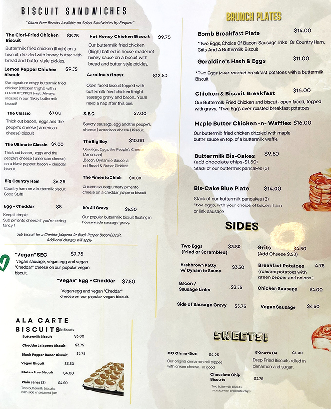 The breakfast menu reads like a love letter to morning indulgence, with fried mush making a star appearance for the uninitiated.