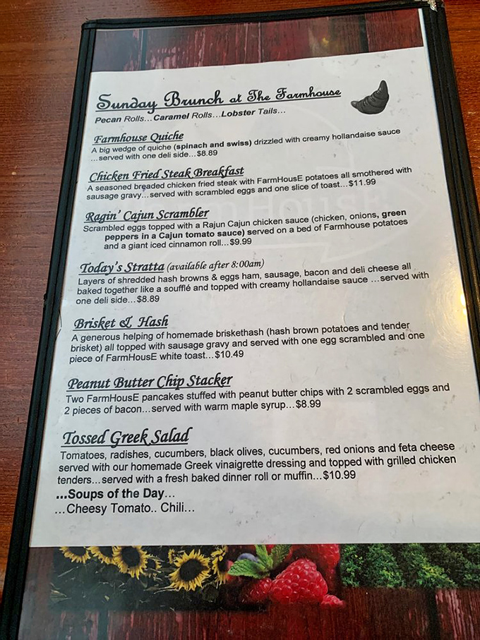 This menu isn't just a list of food&mdash;it's a roadmap to happiness. The Ragin' Cajun Scrambler alone is worth setting your alarm for.