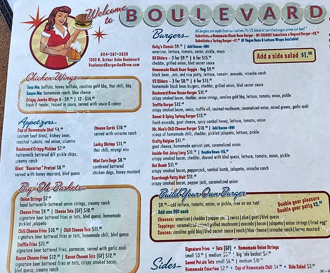 A menu that doesn't need a translator or a culinary degree—just an appetite and the willingness to loosen your belt afterward.