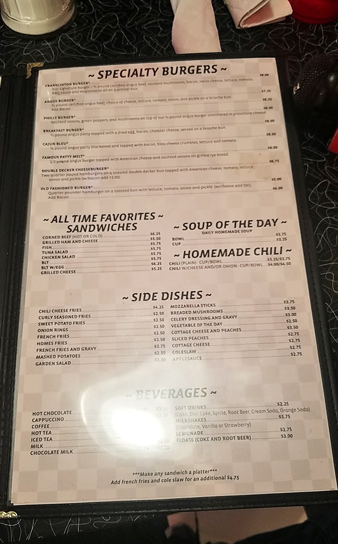 The menu reads like a love letter to American classics. No molecular gastronomy here, just honest food that makes you feel good.