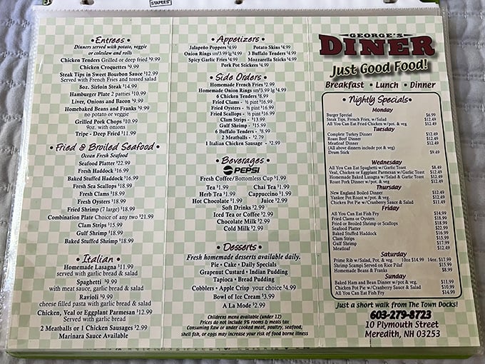 A menu that doesn't need fancy fonts or pretentious descriptions. Just honest food that generations of locals have memorized by heart.