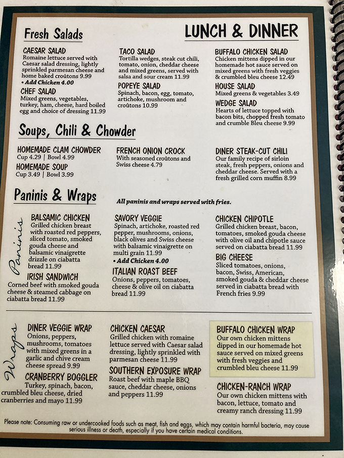 The menu reads like a love letter to comfort food&mdash;each item promising the kind of satisfaction only diner cuisine delivers.