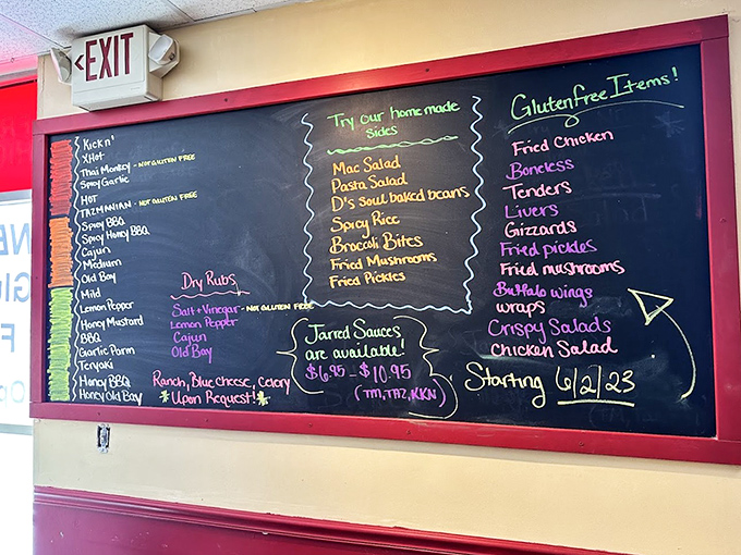 A menu that reads like a love letter to breakfast classics. Four-egg omelets and Belgian waffles aren't just food here – they're an event.