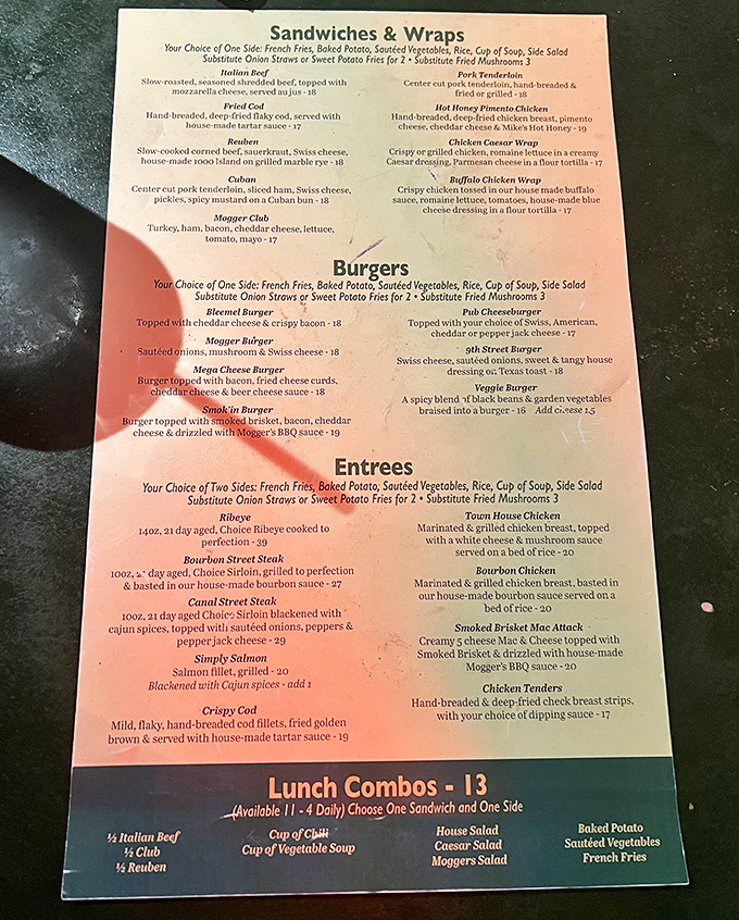 The menu reads like a love letter to Italian cuisine, with each dish promising a passport to flavor without the airfare.