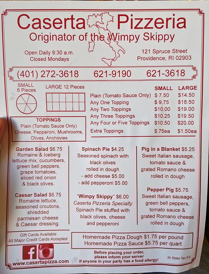 The menu board tells the delicious story&mdash;Wimpy Skippy, Pig in a Blanket, and pizza perfection, all at prices that won't break the bank.