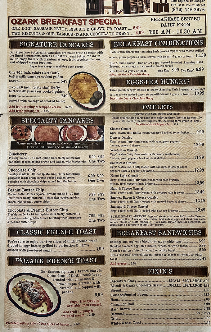 The breakfast menu reads like a love letter to morning indulgence &ndash; those signature pancakes have probably prevented more grumpiness than coffee itself.