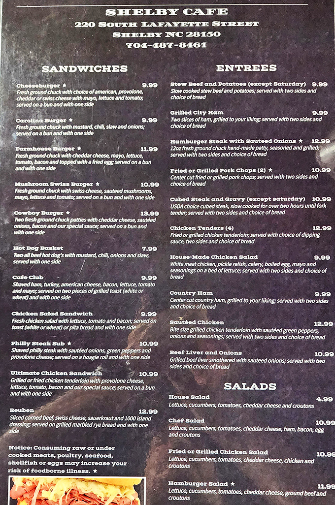 The menu reads like a mechanic's dream &ndash; where "Spare Tire" isn't a warning but a delicious promise of onions and mozzarella.