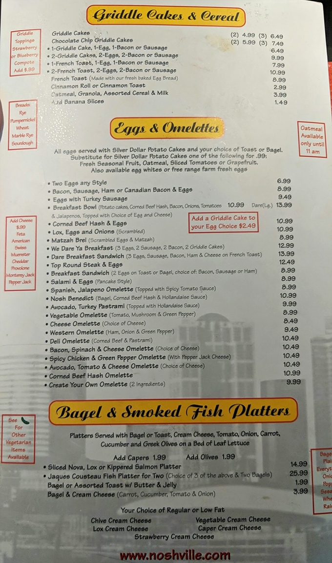 This menu isn't just a list of food&mdash;it's a roadmap to happiness. The "We Dare Ya Breakfast" isn't just a meal, it's a delicious challenge.