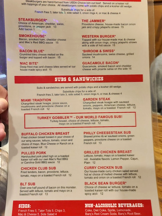 This menu isn't just a list of food&mdash;it's a roadmap to happiness with destinations like "The Jammer" and the world-famous "Turkey Gobbler."