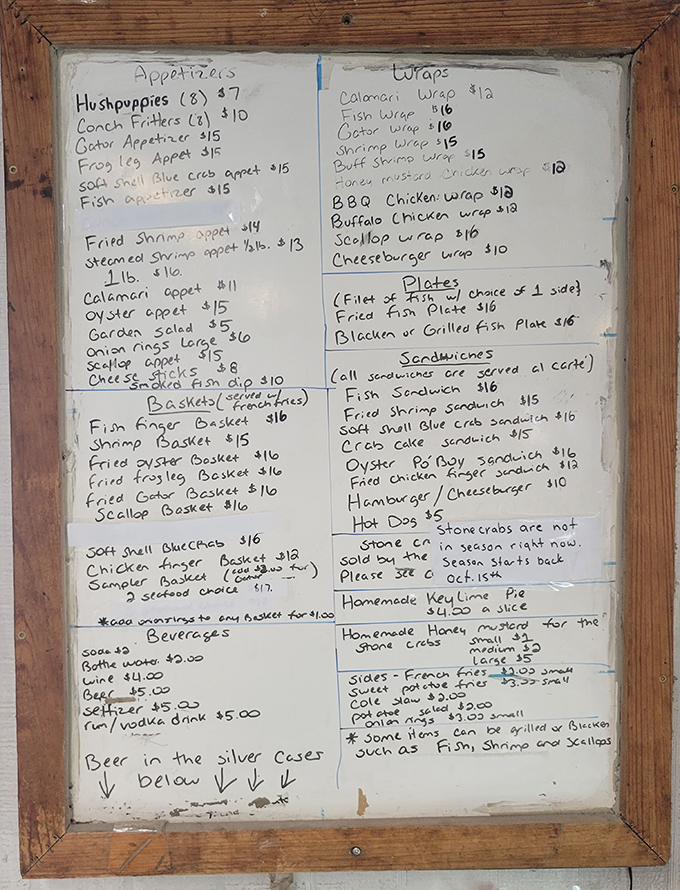 This illuminated menu board isn't just listing food—it's offering time travel at reasonable prices. No fancy descriptions needed when the food speaks for itself.