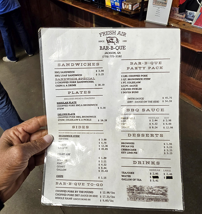 The menu doesn't need fancy descriptions or trendy ingredients. When you've perfected barbecue this good, simplicity speaks volumes.