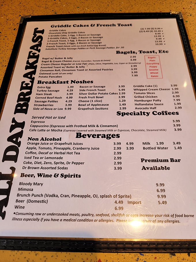 The breakfast menu reads like a love letter to morning indulgence &ndash; just try to choose only one item. I dare you.