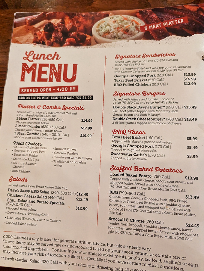 The menu reads like a love letter to carnivores &ndash; a roadmap to happiness where every path leads to something smoky and delicious.