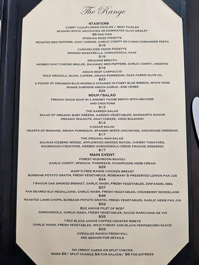 A menu that reads like poetry for carnivores. Each dish tells a story of local ingredients and culinary craftsmanship that makes the journey worthwhile.