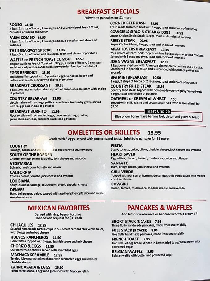 This menu isn't just a list of options&mdash;it's a roadmap to comfort food nirvana. Choose your own breakfast adventure!