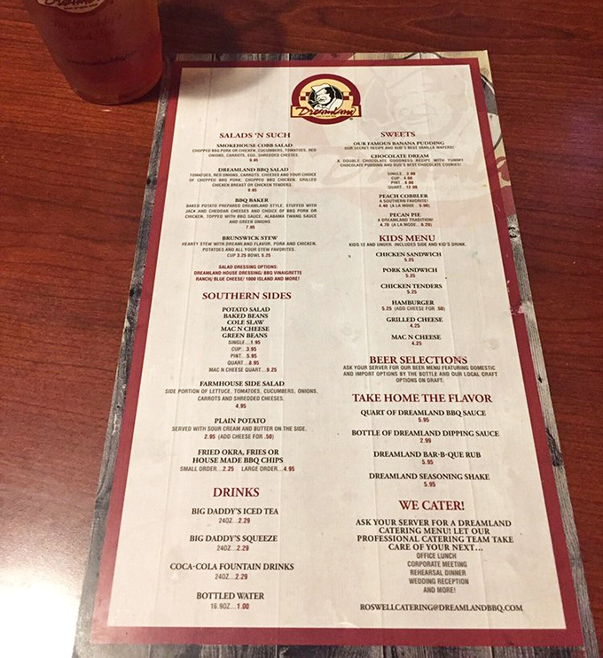 The menu reads like barbecue poetry &ndash; straightforward classics executed with smoky perfection, no culinary thesaurus required.