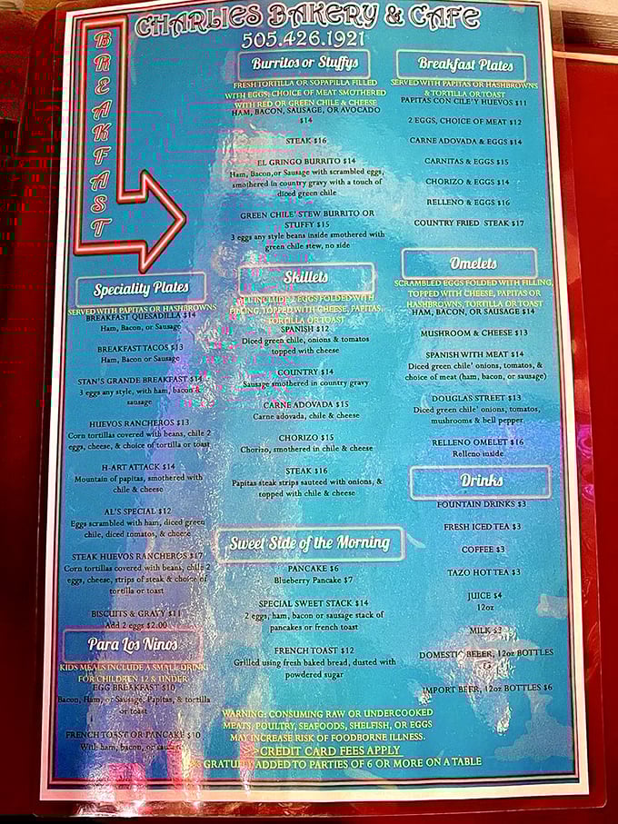 This menu reads like New Mexico's greatest hits album, with every track delivering exactly what you're craving.