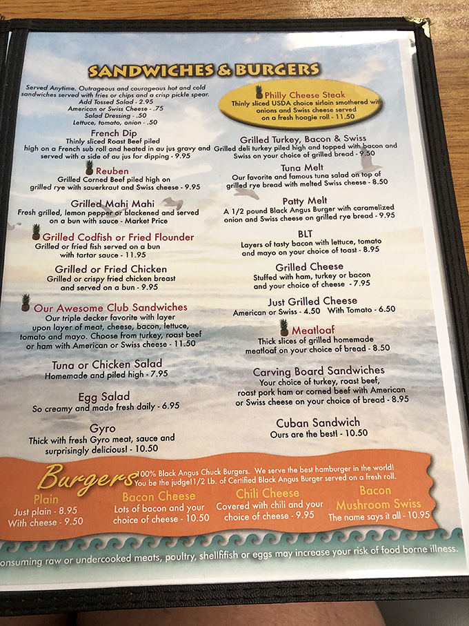 A menu that doesn't need fancy fonts or pretentious descriptions—just honest food that makes decision-making deliciously difficult.