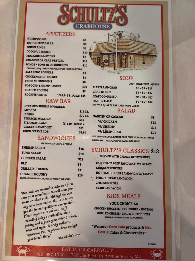 This menu isn't just a list of dishes&mdash;it's a treasure map to seafood nirvana. The crab soup alone has launched a thousand pilgrimages.