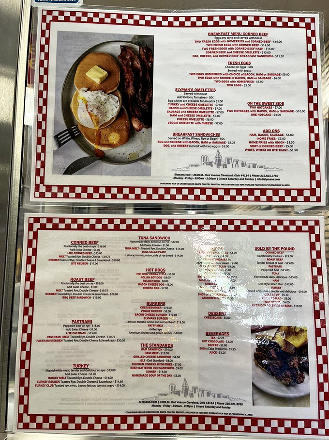 The menu reads like a love letter to deli classics, with corned beef taking center stage in this Cleveland culinary drama.