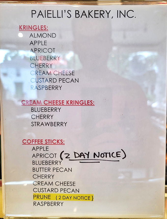 This menu board is basically a choose-your-own-adventure story, except every choice leads to happiness and possibly powdered sugar on your shirt.