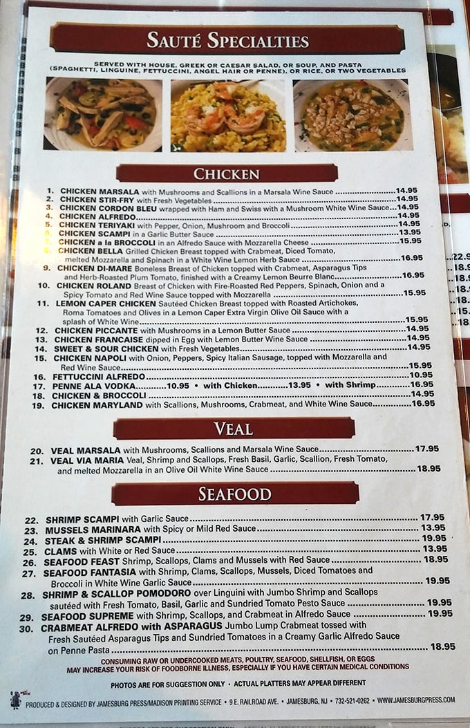 The menu reads like a love letter to comfort food, with enough options to satisfy both your hunger and indecision.