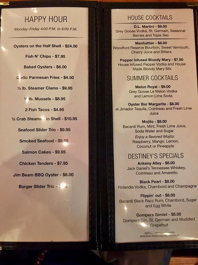 Happy hour and house cocktails prove that great seafood deserves equally impressive liquid companions.