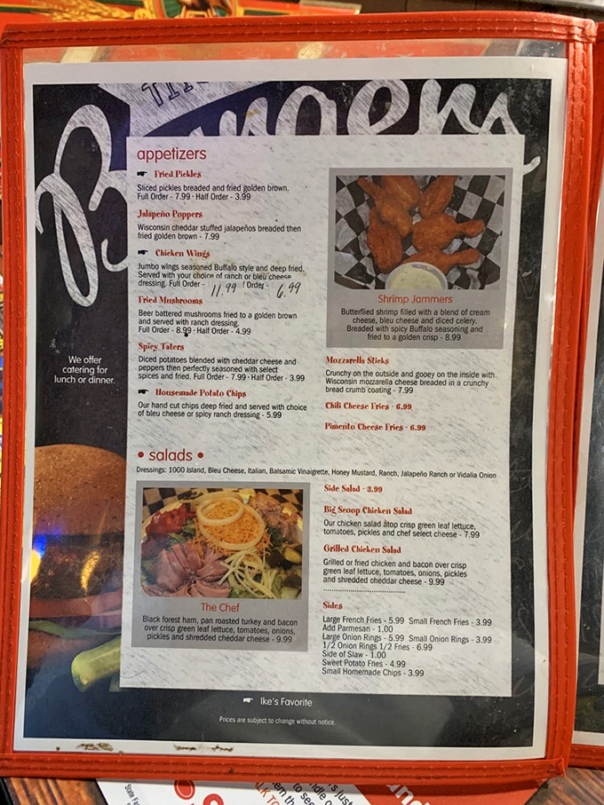 The menu at Ike's doesn't need fancy descriptions &ndash; these classic American comfort foods have been speaking for themselves for years.