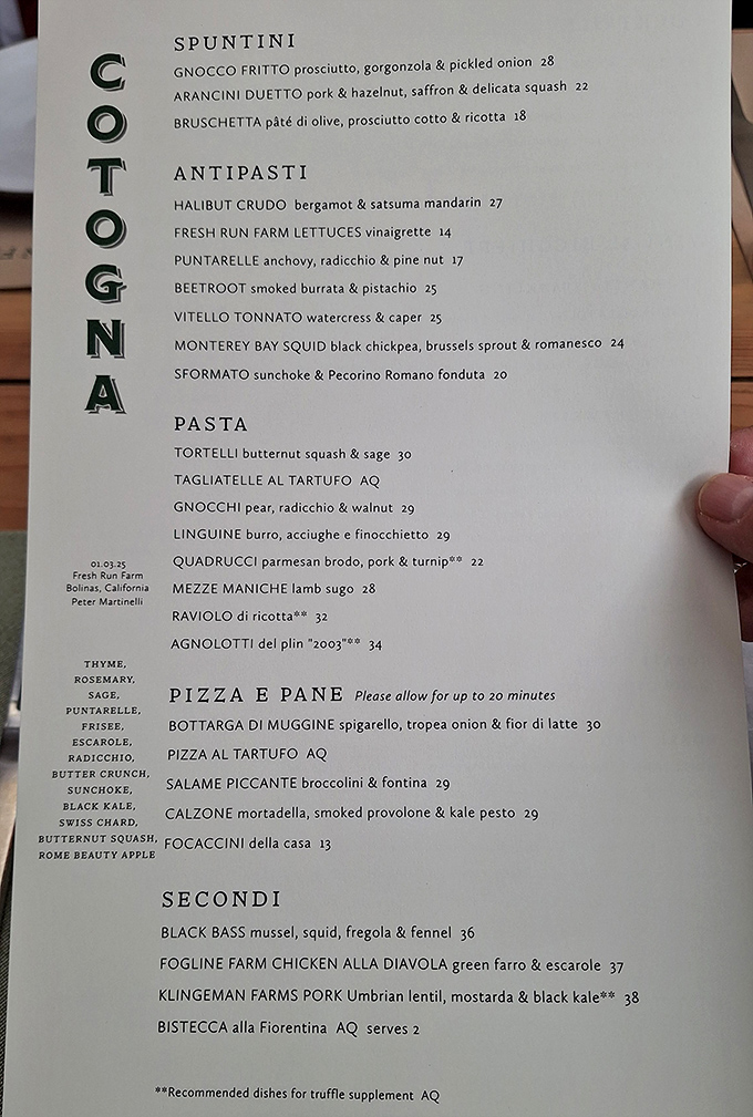 The menu reads like Italian poetry&mdash;each dish a carefully composed verse of seasonal ingredients that promises culinary revelation.