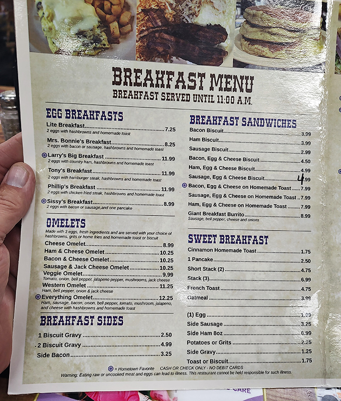 Named breakfasts are a thing of beauty here, each one promising to fuel your day better than rocket fuel.