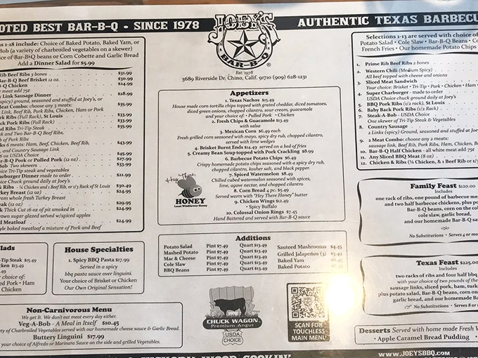 The menu &ndash; a sacred text for meat lovers. Reading it feels like browsing real estate listings in heaven's culinary district.