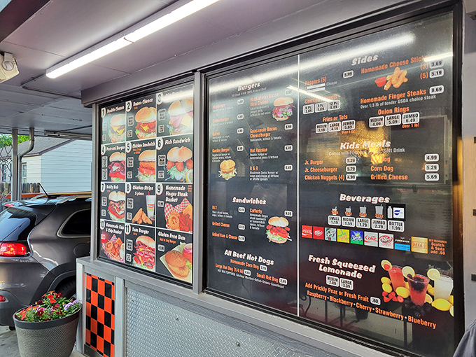 The menu board tells a story of American classics, each item a chapter in the great novel of comfort food we've all been reading since childhood.