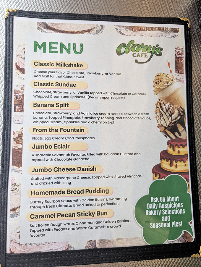 The dessert menu at Clary's proves that life's too short to wait for dinner to have something sweet. That Caramel Pecan Sticky Bun is calling your name!