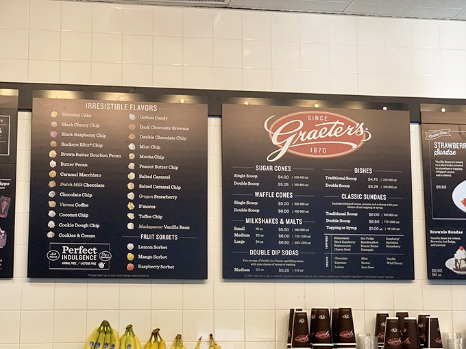 The menu board that's launched a thousand diet abandonments. Decision paralysis never tasted so sweet.