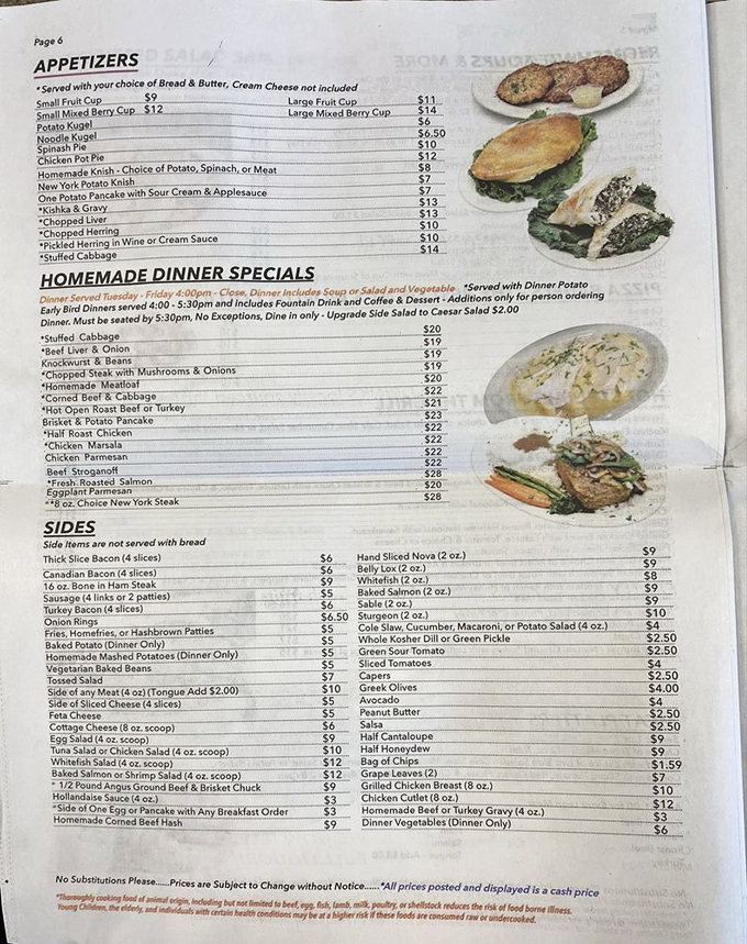 The menu reads like a love letter to traditional deli cuisine&mdash;from matzo ball soup to stuffed cabbage, each dish promises a taste of nostalgia.