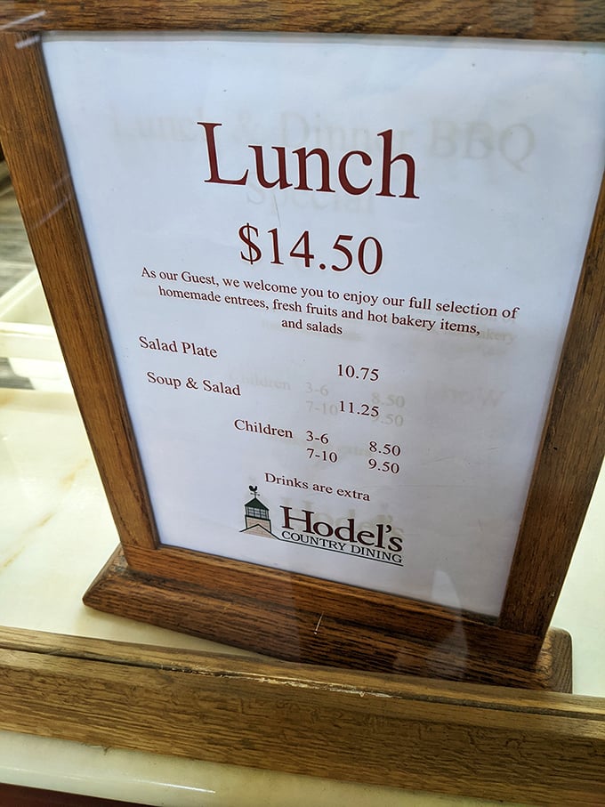 Life's greatest dilemmas solved: at Hodel's, the only question is how many trips to the buffet you'll make.