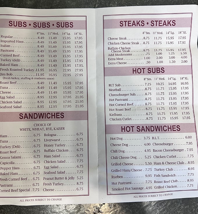 The menu board reads like a love letter to sandwich enthusiasts &ndash; a dizzying array of options that somehow makes deciding both harder and more exciting.