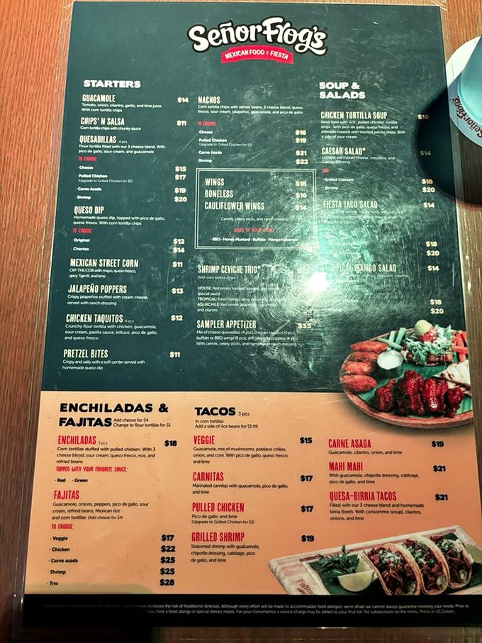 The menu reads like a greatest hits album of Mexican-American cuisine, with unexpected star performances from items you'd never expect.