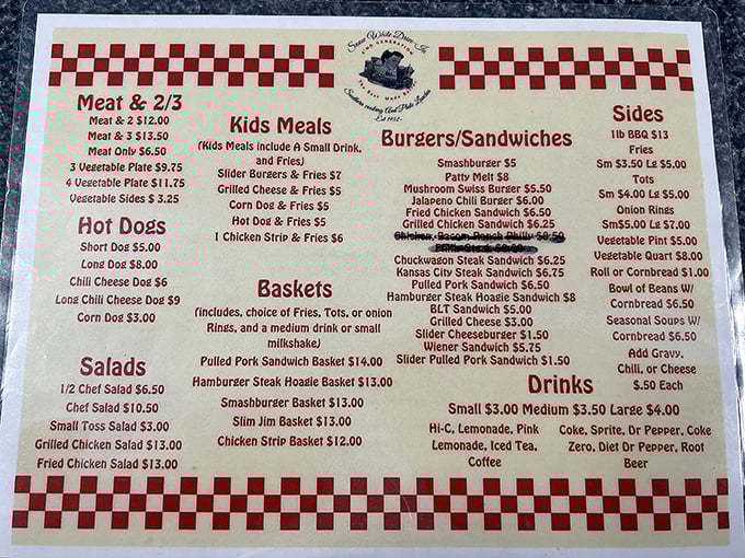 This menu isn't just a list of food; it's a declaration of diner independence, where comfort classics reign supreme and pretension is permanently banned.