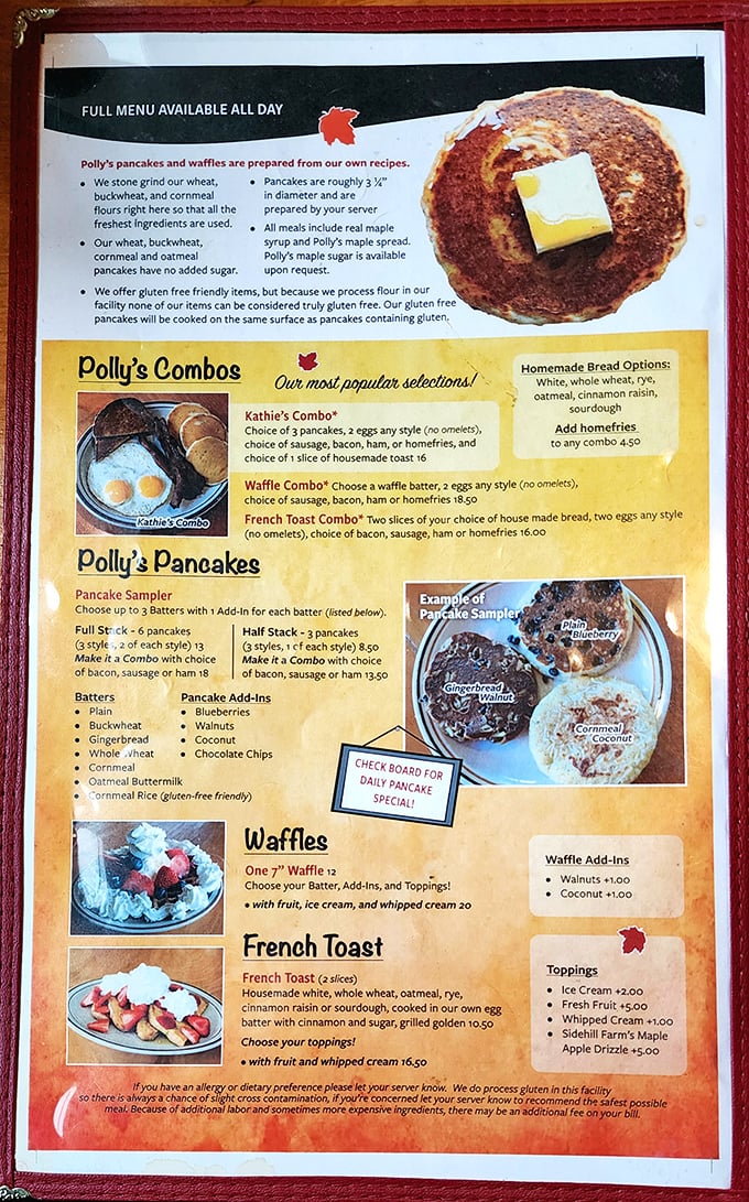 The menu reads like a love letter to breakfast &ndash; every option more tempting than a "Murder, She Wrote" marathon.