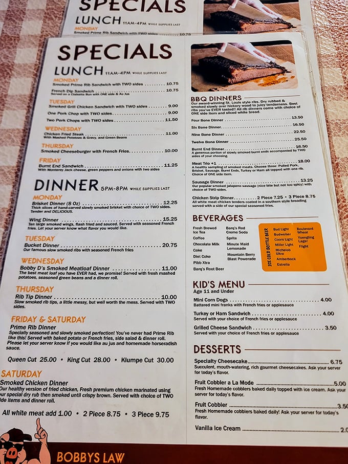 When the menu looks like a novel, you know you're in for some serious decision-making.