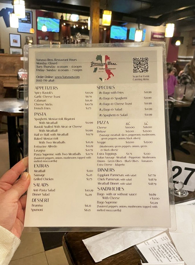 The menu that launched a thousand food comas, where choosing just one dish feels like Sophie's Choice with meatballs.