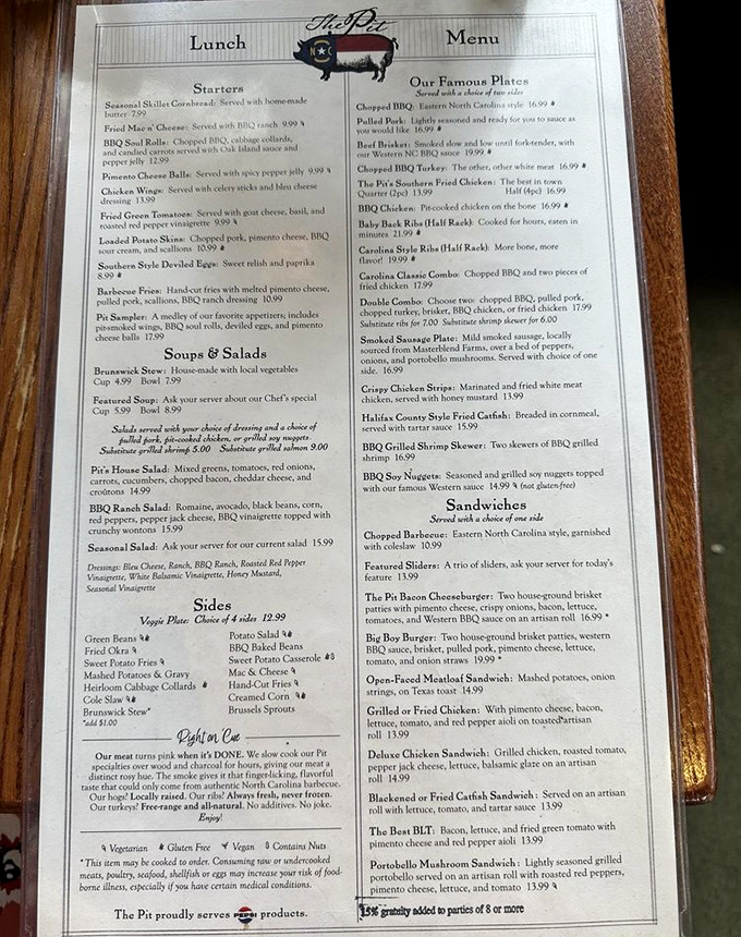 The menu reads like a love letter to Southern cooking, with choices that'll make your cardiologist nervous.