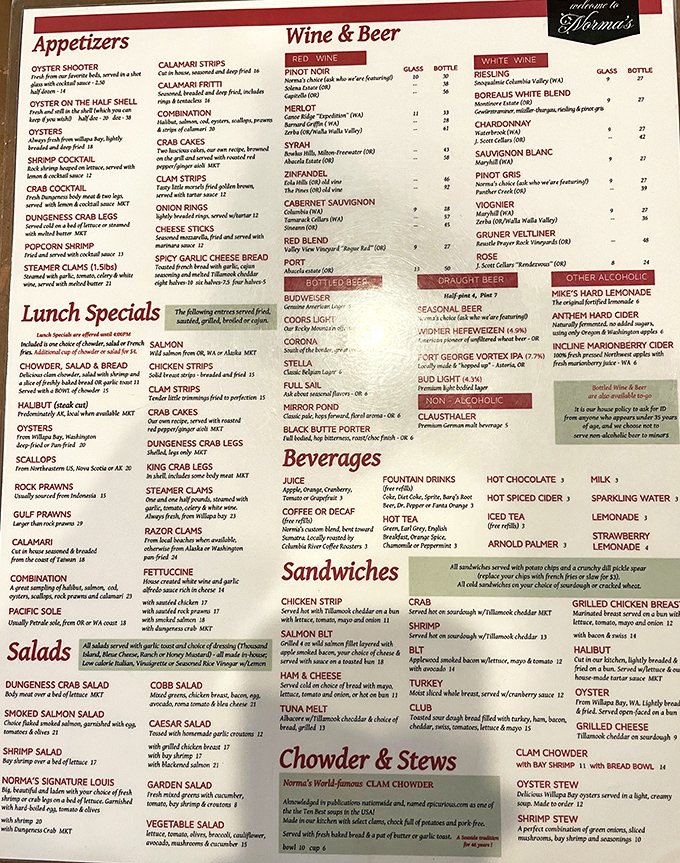 The menu reads like a greatest hits album of Pacific Northwest seafood &ndash; every track's a winner.