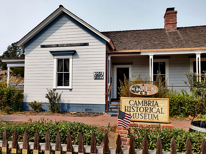 The Cambria Historical Museum isn't just preserving the past&mdash;it's showing off with that picket fence that would make Tom Sawyer jealous.