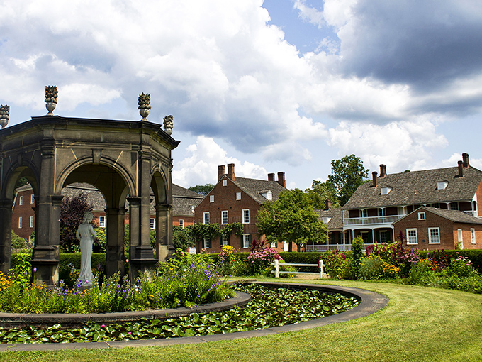 Old Economy Village's gardens bloom with the same heritage roses the Harmonists planted two centuries ago. Some paradises are built, not found.