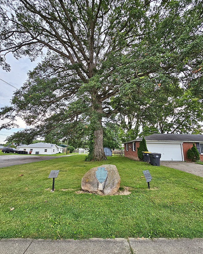 This majestic oak has witnessed generations of Orestes residents come and go, standing as a living monument to the town's enduring spirit.