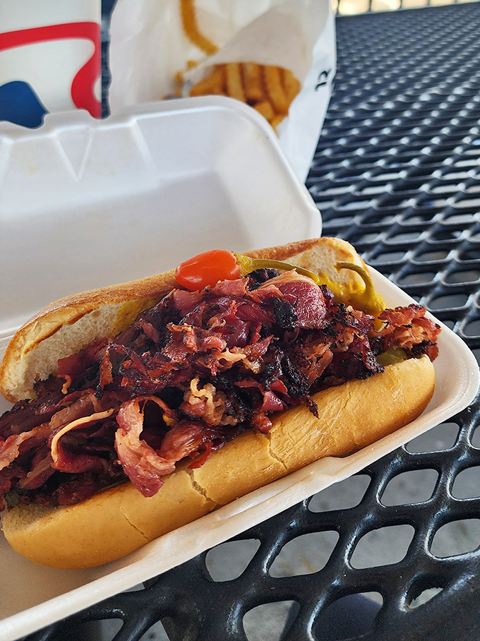 The star of the show: Wilkin's pastrami sandwich. That mountain of thinly-sliced, perfectly seasoned meat isn't just a meal &ndash; it's a revelation.