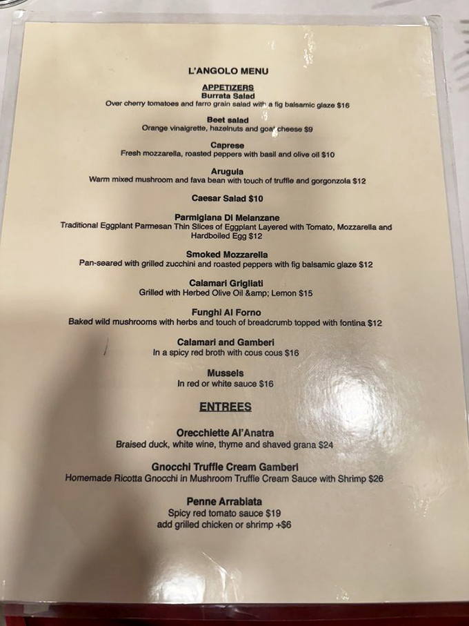 The menu reads like Italian poetry &ndash; simple ingredients transformed into symphonies of flavor. No need for fancy descriptions when the food speaks fluently.