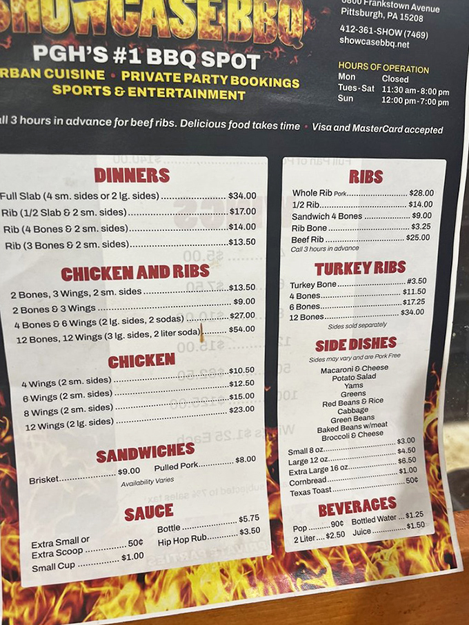 The menu board tells a mouthwatering story where every option leads to happiness. Choosing just one item might be the hardest decision you'll make all day.